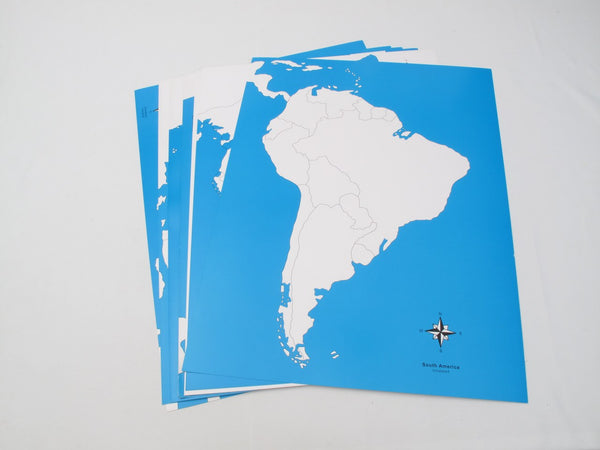 Montessori Material Control Maps for Large Puzzle Maps - Unlabeled ...