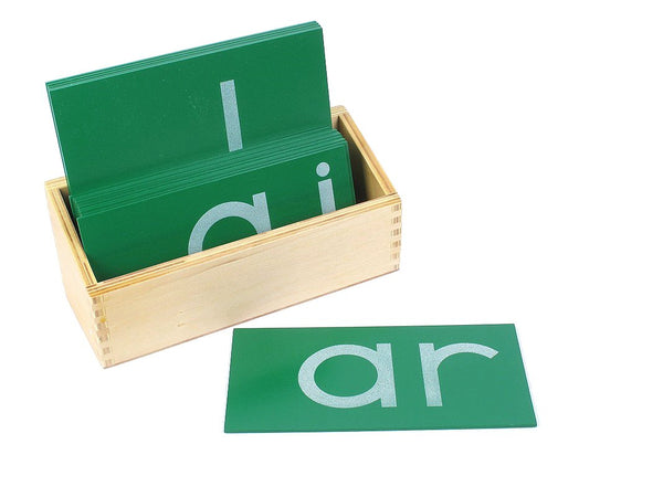 Montessori Material Sandpaper Double Letters Print – Pink Montessori