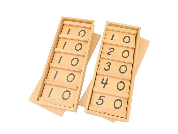 Montessori Material Teen and Ten Board Set – Pink Montessori