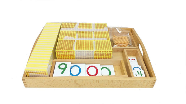 Montessori Decimal System Combination - Bead Materials w/ Number Cards ...