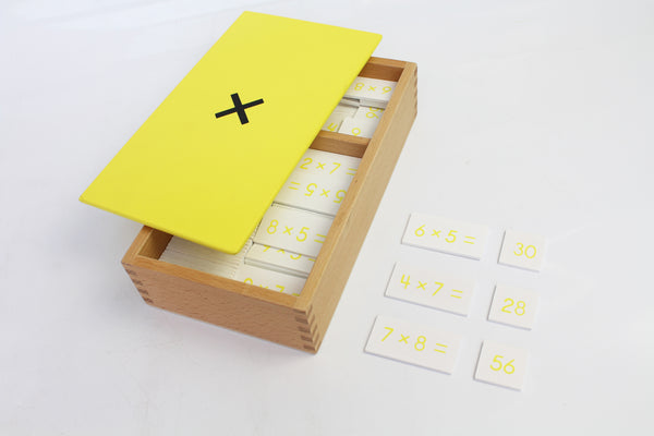 Montessori Material Multiplication Equation Box – Pink Montessori
