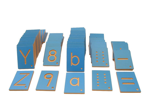 Montessori Material Number & Letter Tiles – Pink Montessori