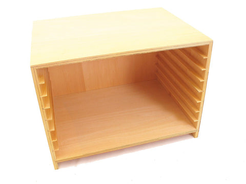 Montessori Material Small Board Map Cabinet for 8 Board Maps – Pink ...