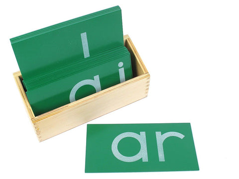 Montessori Material Sandpaper Double Letters Print – Pink Montessori