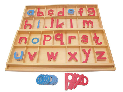 Montessori Material Large Movable Alphabets ( Print ) with Boxes – Pink ...