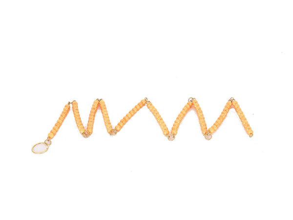 Montessori Material Bead Chain of 100 (Hundred Chain) – Pink Montessori