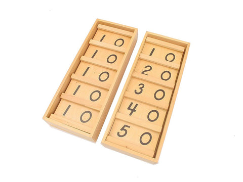 Montessori Material Teen and Ten Board Set – Pink Montessori