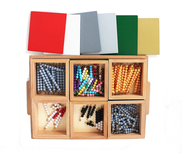 Montessori Material Elementary Negative Snake Game – Pink Montessori