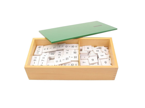 Montessori Material Subtraction Equation Box – Pink Montessori