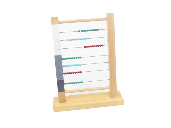 Montessori Material Large Bead Frame – Pink Montessori