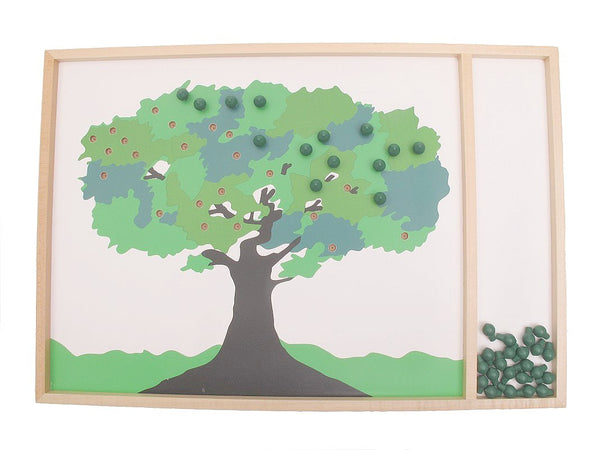 Montessori Material Apple Tree Game – Pink Montessori