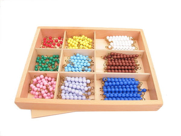 Montessori Material Checker Board Beads – Pink Montessori