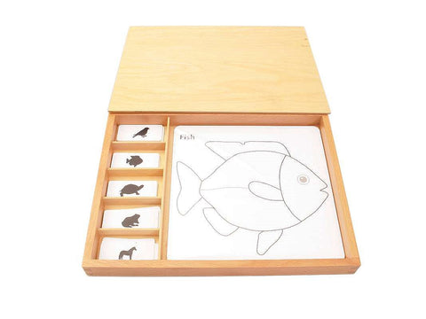 Montessori materials Animal Puzzles Activity Set – Pink Montessori